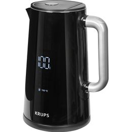 Krups Wasserkocher "BW8018 Smart'n Light", schwarz, B:18,4cm H:29cm T:20,4cm, Wasserkocher, Digitalanzeige, 5 Temperaturstufen, 360-Sockel, Abschaltautomatik, Wasserkocher