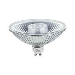 Paulmann LED-Leuchtmittel "QPAR111 425lm 2700K 24 230V", Energieeffizienz: G, silber (silberfarben), L:7cm &Oslash;:11,1cm, Leuchtmittel, LED-Leuchtmittel