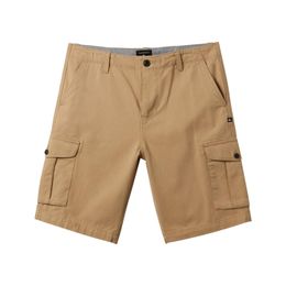 Bermudas Quiksilver "Crucial Battle Cargo", Herren, Gr. 32M, gr&uuml;n (khaki), Obermaterial:100% Walkfrottier;, Hosen Bermudas