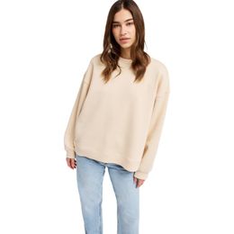 Sweatshirt Roxy "Please Please", Damen, Gr. S, parchment, Obermaterial: 55% Walkfrottier, 25% Walkfrottier, 20% Microfaser;, Sweatshirts Sweatshirt