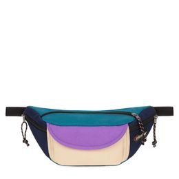 Bauchtasche Eastpak "WAY HOT WAIST PAK'R Vintage Block", Damen, Gr. B/H/T: 34,5cm x 17cm x 12cm, bunt, Textil, Taschen Bauchtasche, Unisex G&uuml;rteltasche, Crossbody-Bag mit farbigen Kontrastbes&auml;tzen