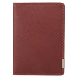 Brieftasche Bodenschatz "KINGS NAPPA", Damen, rot (bordeaux), Leder, beschichtet, leicht gl&auml;nzend, Kleinlederwaren Brieftasche, echt Leder