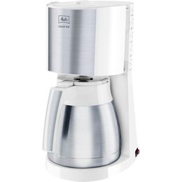 Melitta Filterkaffeemaschine "Enjoy Top Therm", wei&szlig;, 1,25 l, 10, Kaffeemaschinen, mit Thermkanne aus Edelstahl, Filterkaffeemaschine