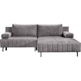 Ecksofa exxpo - SOFA FASHION, cappucino, B:262cm H:93cm T:171cm, Sofas, Ecksofa, inkl. Bettfunktion und Bettkasten, 15cm bodenfrei, Breite 262cm