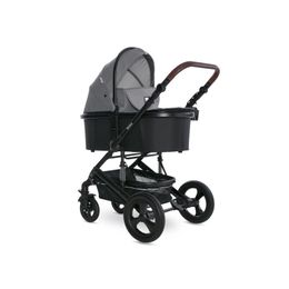 Lorelli Kombikinderwagen Boston 2 in 1 Sportsitz Babywanne M&uuml;ckennetz bis 22 kg grau