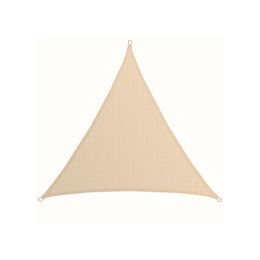 AMANKA UV Sonnensegel 5x5x5 HDPE Dreieck Sonnenschutz &Uuml;berdachung Balkon Garten Beige