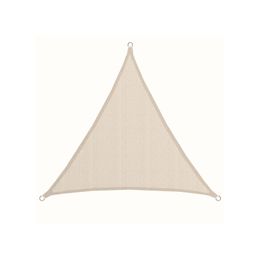AMANKA UV Sonnensegel 3x3x3 HDPE Dreieck Sonnenschutz &Uuml;berdachung Balkon Garten Beige