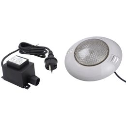 Pool-Lampe Infinite Spa "LED-Spot 350 Plus", wei&szlig;, B:27,5cm H:7,5cm T:7,5cm &Oslash;:27,5cm, Leuchten, Pool-Lampe, Unterwasserspot LED mit Au&szlig;en-Sicherheitstrafo