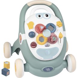 Lauflernhilfe Smoby "Little Smoby, 3in1 Lauflernwagen", blau (blau, wei&szlig;), Lauflernhilfen, KinderB:43cm H:47cm T:50cm, Kunststoff, Lauflernhilfe, B:43cm H:47cm T:50cm