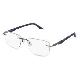 Puma PU0455O Brille Herren | Fassung: Randlos, Eckig, Ruthenium