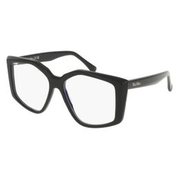 MaxMara Blaulichtfilterbrille Max Mara MM5162-B | Damen | Fassung: Quadratisch Schwarz Gl&auml;nzend
