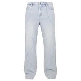 Bequeme Jeans Karl Kani "Karl Kani Herren", Herren, Gr. 38, Normalgr&ouml;&szlig;en, bleached blau, 85% Baumwolle, 15% Polyester, Jeans