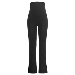 Gina Damen Umstands-Leggings mit Rippstruktur