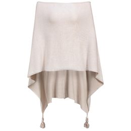 Gina Benotti Damen Poncho mit Tasseln