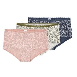 Gina Benotti 3 Damen Hipster mit Blumen-Muster