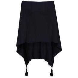 Gina Benotti Damen Poncho mit Tasseln