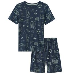 Topolino Jungen Shorty mit Fu&szlig;ball-Motiven