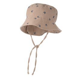 Topomini Baby Musselin-Hut mit Ohrenklappen