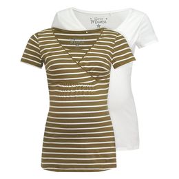 Gina 2 Damen Umstands-T-Shirts mit Stillfunktion