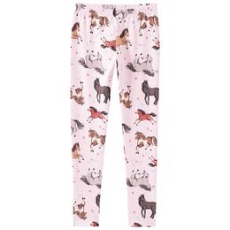 Topolino M&auml;dchen Leggings mit Pferde-Allover