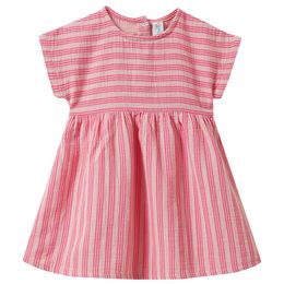 Topomini Baby Musselin-Kleid im Streifen-Look