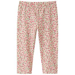 Yigga M&auml;dchen Capri-Leggings mit Bl&uuml;mchen-Print
