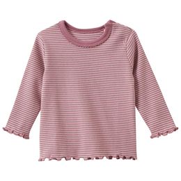 Topomini Newborn Langarmshirt mit Rippstruktur