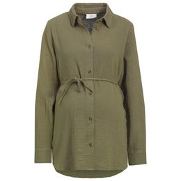 Gina Damen Musselin-Umstandsbluse mit Bindeband