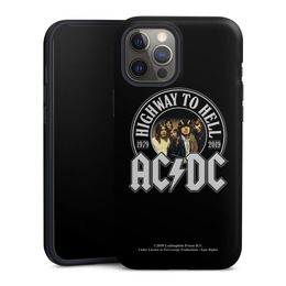 DeinDesign iPhone 12 Pro Handy Panzer Handyh&uuml;lle robuste Outdoor H&uuml;lle Schutzh&uuml;lle matt Acdc Official Licensed Product Rock Tough Case