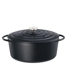 K&uuml;chenprofi K&uuml;chenprofi Bratentopf Provence, Schwarz, Metall, 6 L, 13 cm, Kochen, T&ouml;pfe, Br&auml;ter