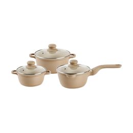 Kochtopfset Magnus Beige, 6-teilig
