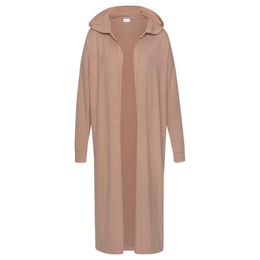 Lascana Dressing Gown female size XS Taupe