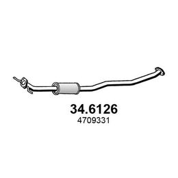Asso Mittelschalld&auml;mpfer 346126 f&uuml;r Vaughall Suzuki