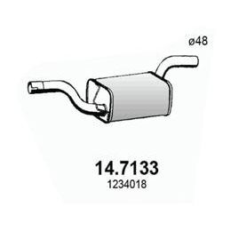Asso Endschalld&auml;mpfer 147133 f&uuml;r Volvo Ford