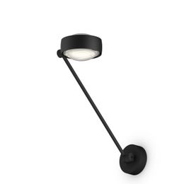 Occhio Sento E LED parete singolo up 40cm Schwarz matt
