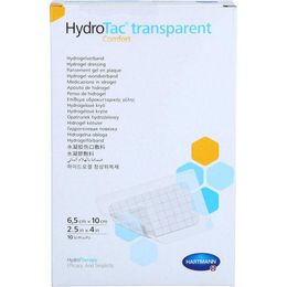 Paul Hartmann AG Hydrotac transparent comfort Hydrogelv.6,5x10 cm 10 St