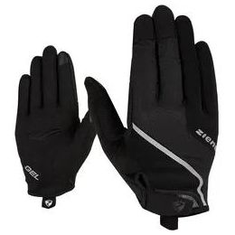 Fahrradhandschuhe Ziener "CLYO-Z TOUCH LONG", Gr. 7.5, schwarz, Materialmix, Handschuhe