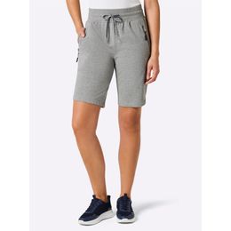 Catamaran Sports Damen Freizeithose mit Klettverschluss-Tasche hinten, grau-meliert, Gr&ouml;&szlig;e 36/38