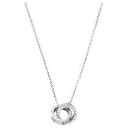 Kette mit Anh&auml;nger Michael Kors "Schmuck Geschenk Silber 925 Halsschmuck PREMIUM", silber (silberfarben, kristallwei&szlig;), Halsketten, Damen, Silber 925 (Sterlingsilber), L: 45,5, mit Zirkonia (synth.)