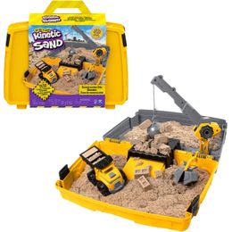 Kreativset Spin Master "Kinetic Sand - Construction Folding Sandbox 907 g", bunt, Kreativsets, Kinder, Kreativset