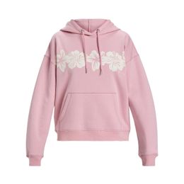 Hoodie Roxy "Perfect Place", Damen, Gr. L, rosa (bleached mauve), Obermaterial: 80% Walkfrottier, 20% Microfaser;, Sweatshirts Hoodie