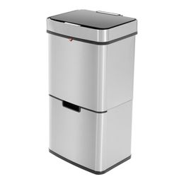 Hailo &Ouml;ko Vario XL, Design-Sensor-M&uuml;lltrenner, 25 + 25 + 4 ltr, Edelstahl Anti-Fingerprint (6560010)