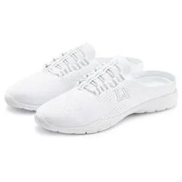 Sneaker Lascana ACTIVE "Slip-On-Sneaker", Damen, Gr. 44, wei&szlig;, Obermaterial: 100% Textilmaterial. Decksohle: 100% Textilmaterial. Futter: 100% Textilmaterial. Laufsohle: 100% Synthetik, unifarben, Basic, Schuhe Sneaker, zum Reinschl&uuml;pfen, ultraleicht, Sabot, Clog, Freizeitschuh VEGAN