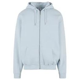 Kapuzenpullover Karl Kani "Karl Kani Karl Kani Authentic Star Logo OS Full Zip Hoodie", Herren, Gr. S, light blau, 65% Baumwolle, 35% Polyester, mehrfarbig, oversize, ohne Ausschnitt, Pullover Kapuzenpullover