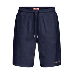 Sweatshorts Blend "Sweatshorts BHBasti", Herren, Gr. M, N-Gr, blau (salute), Obermaterial: 70% Baumwolle CO. 28% Polyester PES. 2% Elasthan EL., Hosen Sweatshorts