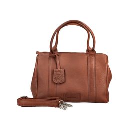 Henkeltasche Burkely "Burkely Taschen Leder", Herren, Gr. onesize, chestnut, Leder, Taschen