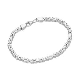 Armband Smart Jewel "K&ouml;nigskette massiv, Silber 925", silber, Armb&auml;nder, Damen, 21cm, Silber 925 (Sterlingsilber), K&ouml;nigsarmband