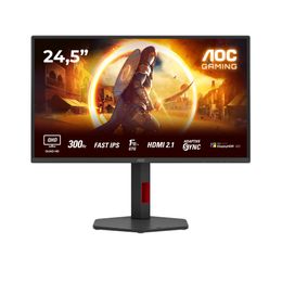 AOC Gaming-Monitor "Q25G4SR", Energieeffizienz: F (A-G), schwarz, B:56,01cm H:32,53cm T:5,22cm, Monitore, neig, schwenk-, h&ouml;henverstellbar, Pivot