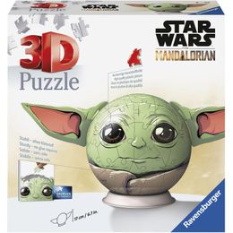 Puzzleball Ravensburger "Mandalorian Grogu mit Ohren", bunt, Puzzles, Kinder, Kunststoff, Made in Europe