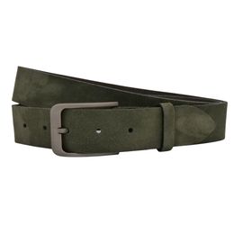Lederg&uuml;rtel AnnaMatoni "AnnaMatoni Herren Lederg&uuml;rtel Zeitloses Design G&uuml;rtel 3,5cm", Herren, Gr. TW105 - 120cm Gesamtl&auml;nge, olive 560, 100% Leder, G&uuml;rtel Lederg&uuml;rtel